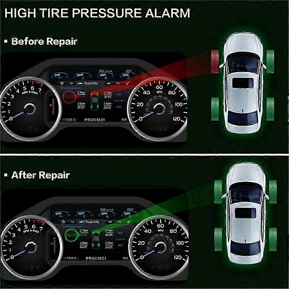 10Pcs TPMS Tire Pressure Sensor compatible with Autel Tool TS408 TS508 ...