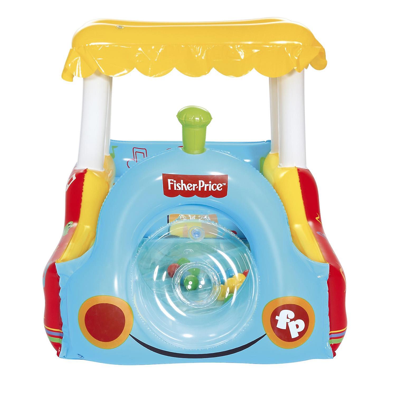Bestway Fisher-Price Train Ball Pit Inflatable Kids Play Centre 132 x ...