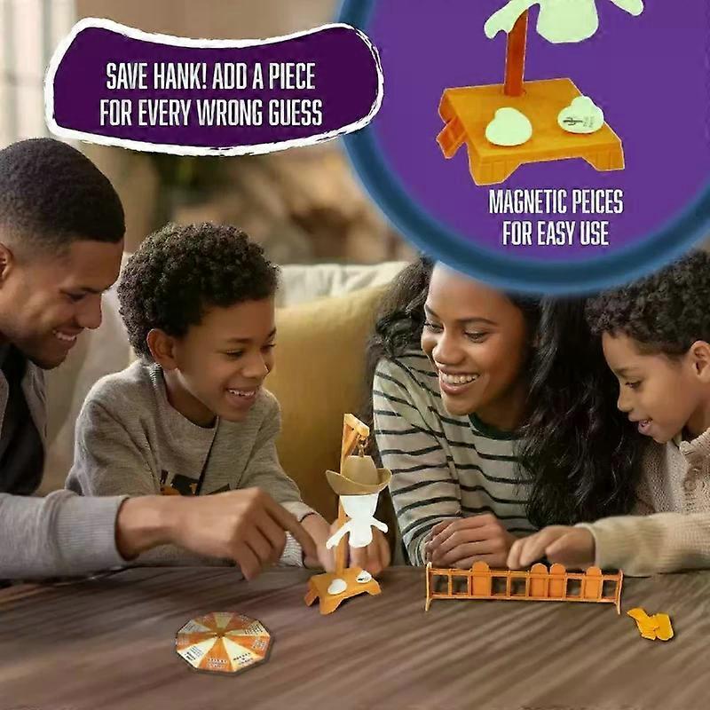 Cowboy Magnetic Hangman Board Games Mystery Guessing Word Before Hank ...