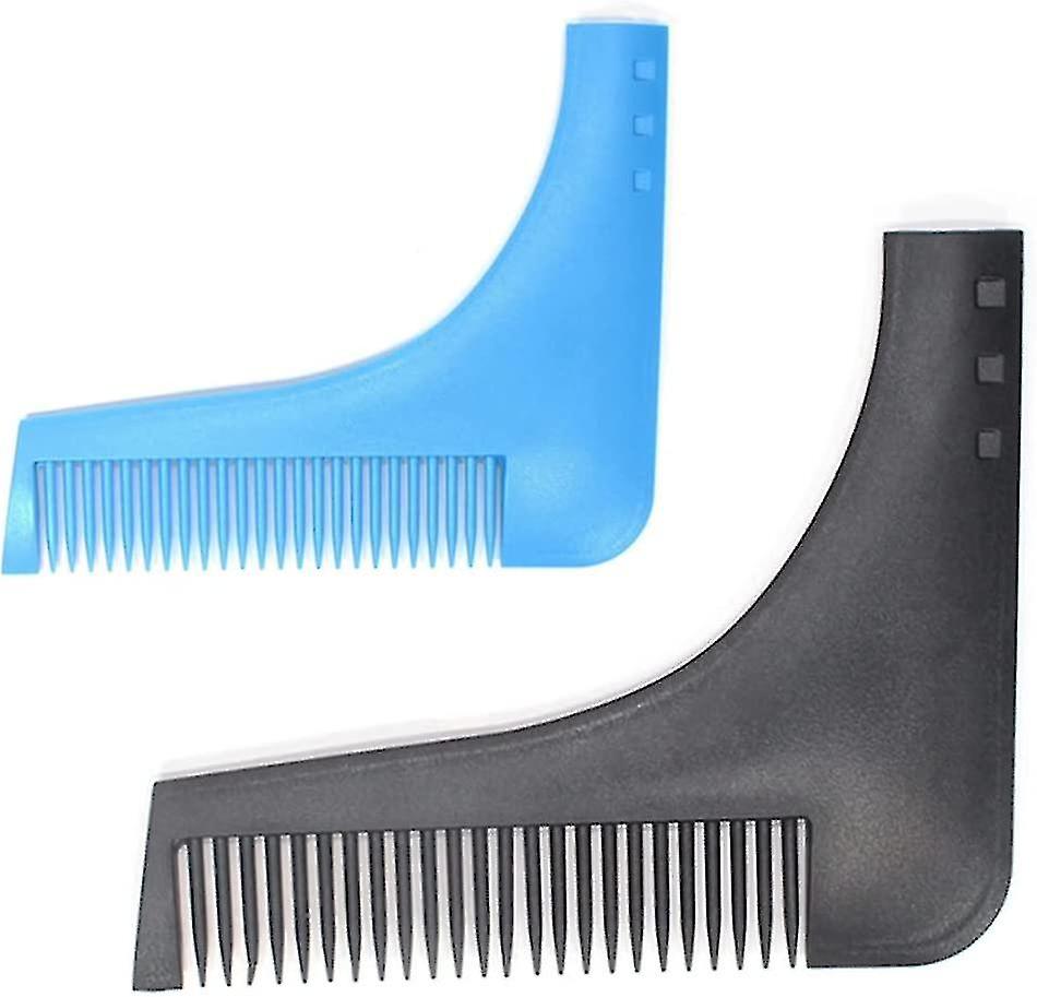 8pcs Beard Shaping Tool Template, Beard Shaper Tool Plus Comb Shaping ...