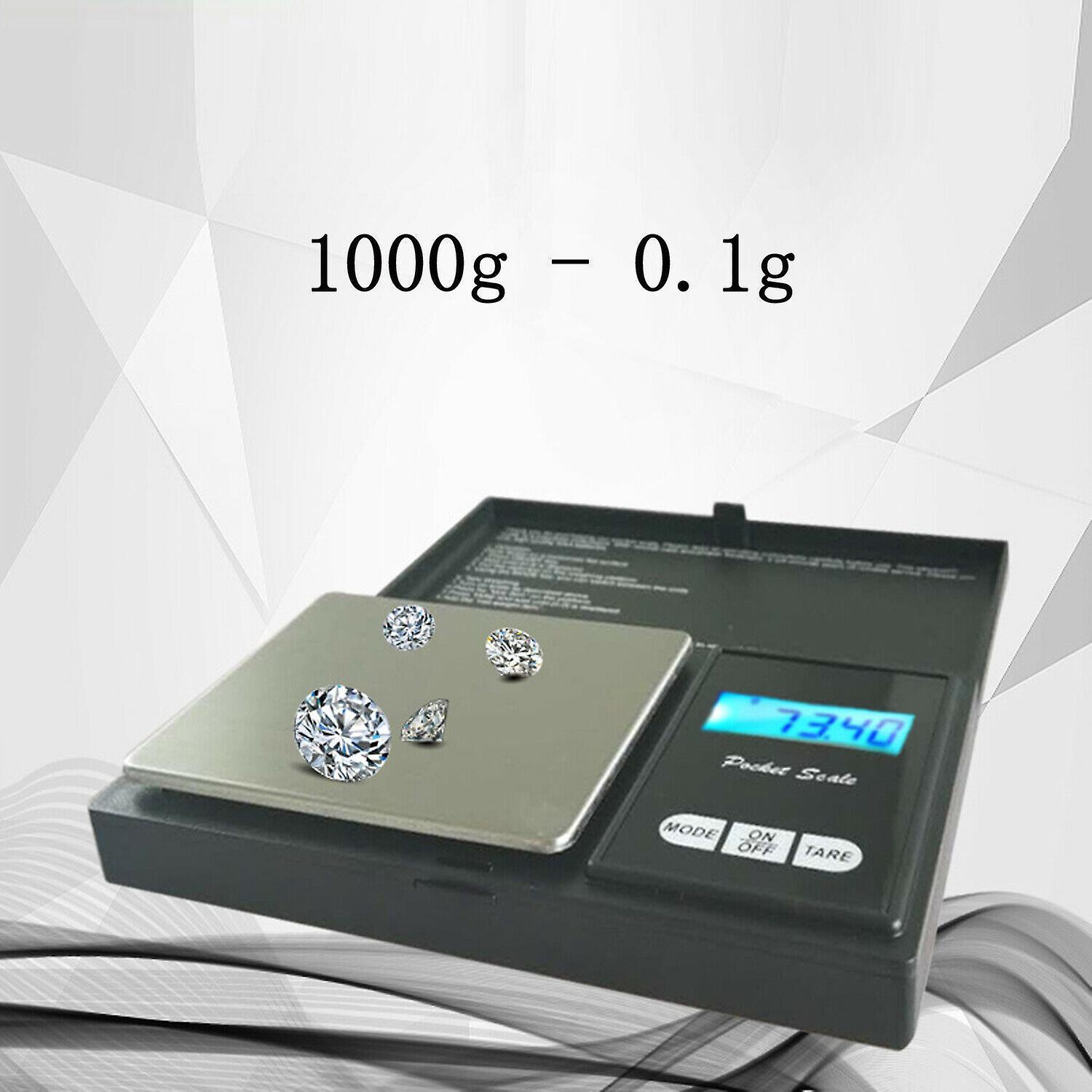 Digital Pocket Scale, 1000g/0.1g Gram Scale, Mini Scale Gram and Ounce ...