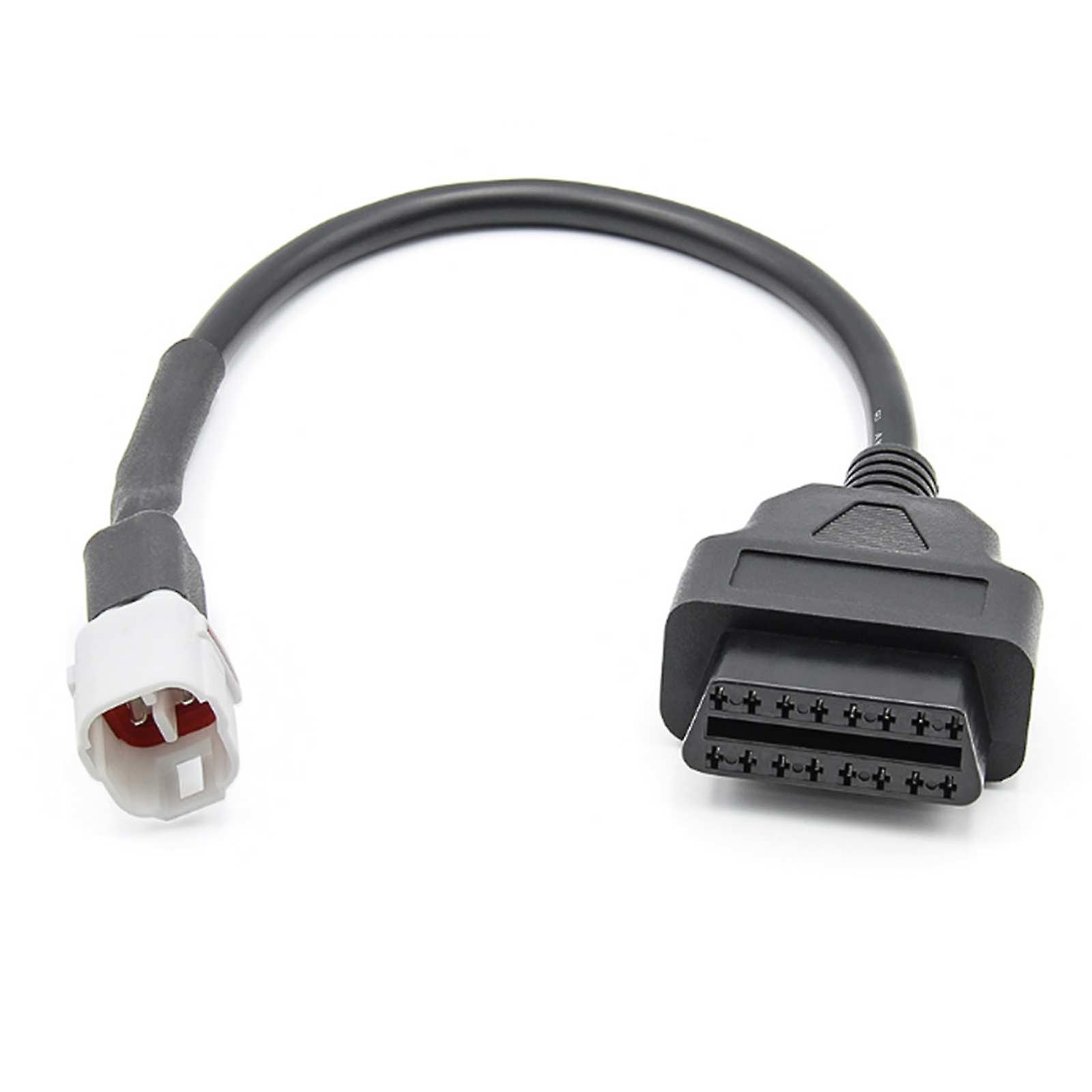 Adapter for Yamaha Motorcycle 4 Pin Plug Cable - OBD2 Connector ...