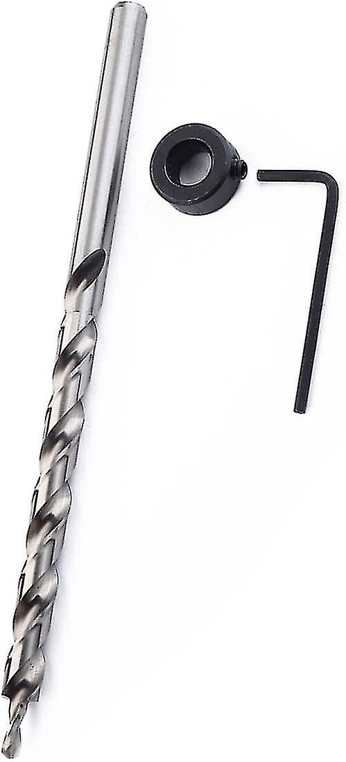 9mm Hss Step Drill Bit With Pocket Hole And Depth Stop Collar For Kreg ...