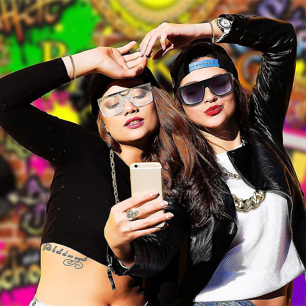 80s 90s Hip Hop Costumes Outfit, Fake Gold Chain, Twist Leg Punk ...