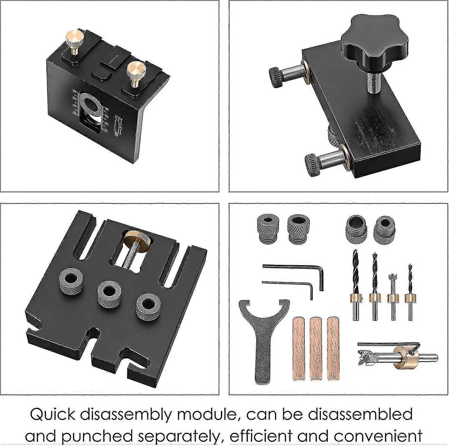 Oblique Drilling Jig, 6/8/10/15mm Adjustable Drilling Guide With ...