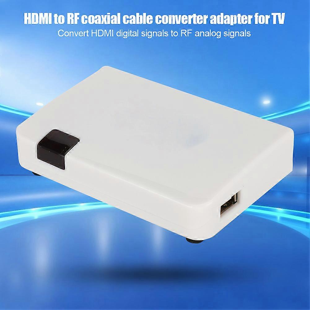HDMI to RF/TV/Closed Circuit Signal Coaxial Converter Supoort Input ...