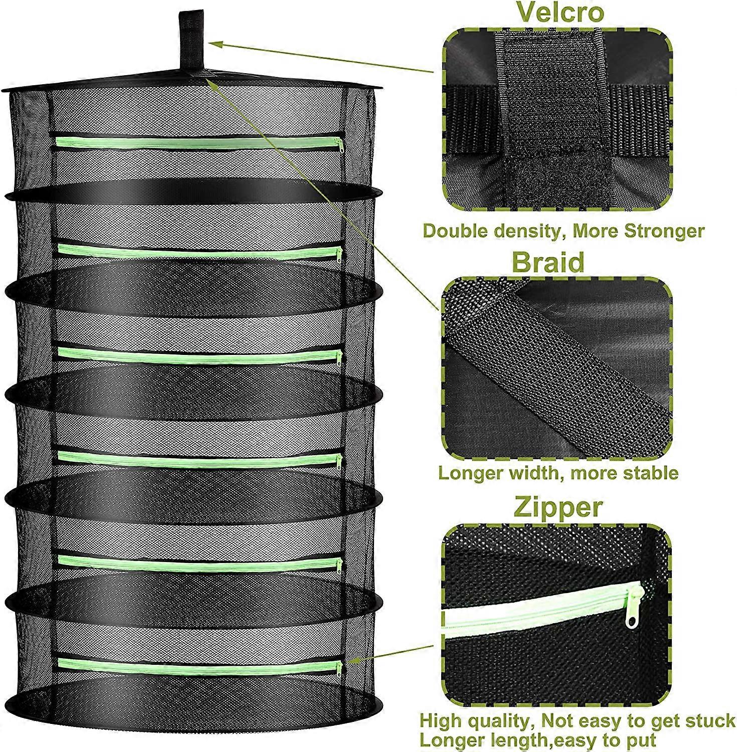 Foldable Hanging Drying Net 6 Layers Drying Basket Large Drying Net ...