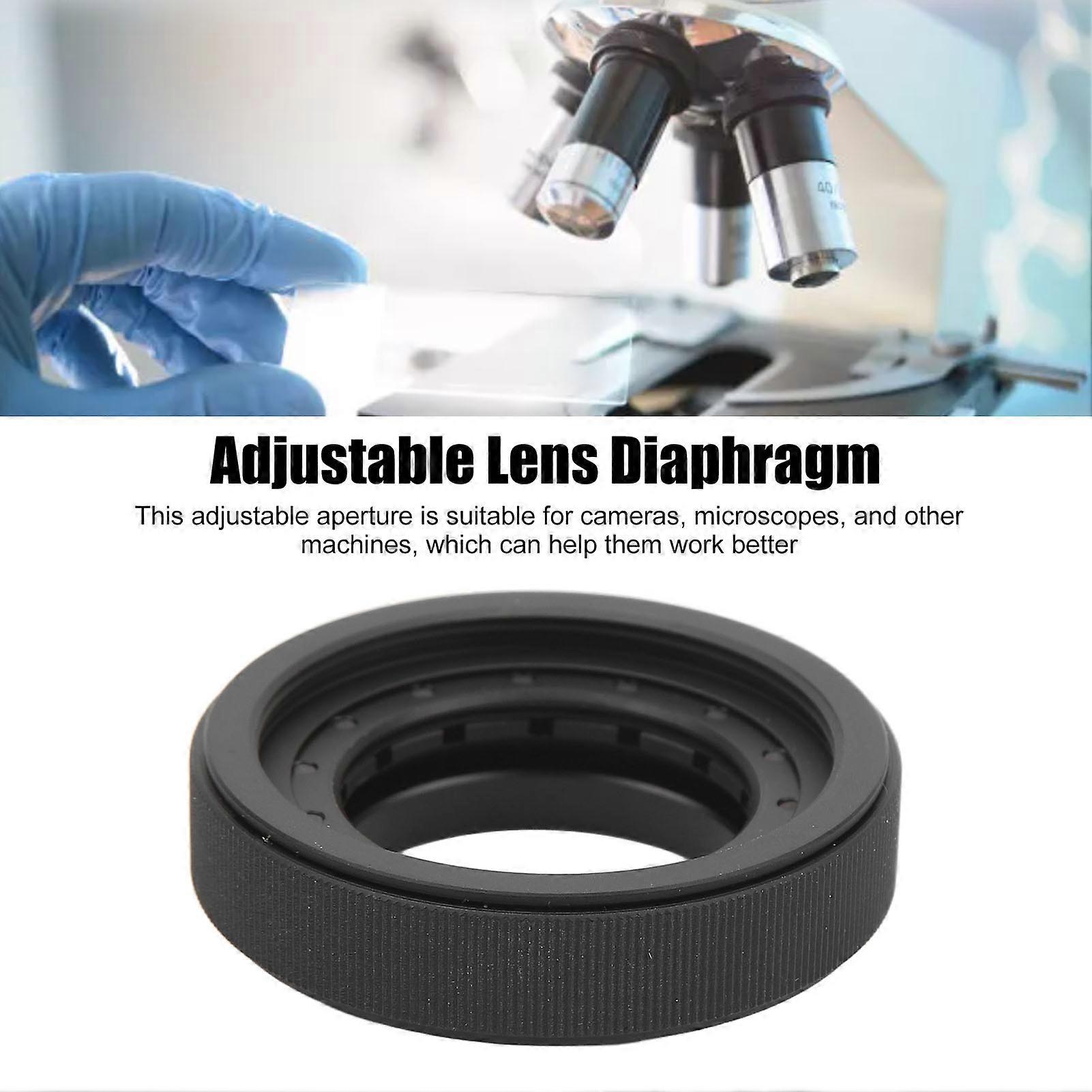 Iris Adapter Aperture Lens Adjustable Iris Aperture Diaphragm Portable ...