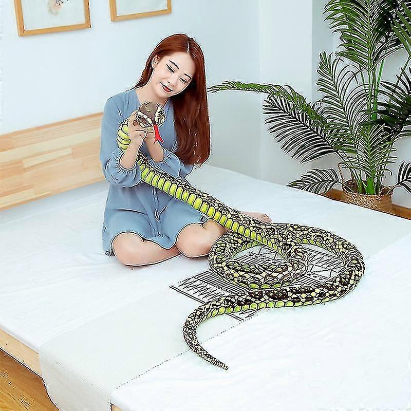 300cm Simulation Snakes Plush Toy Giant Boa Cobra Long Stuffed Animal ...