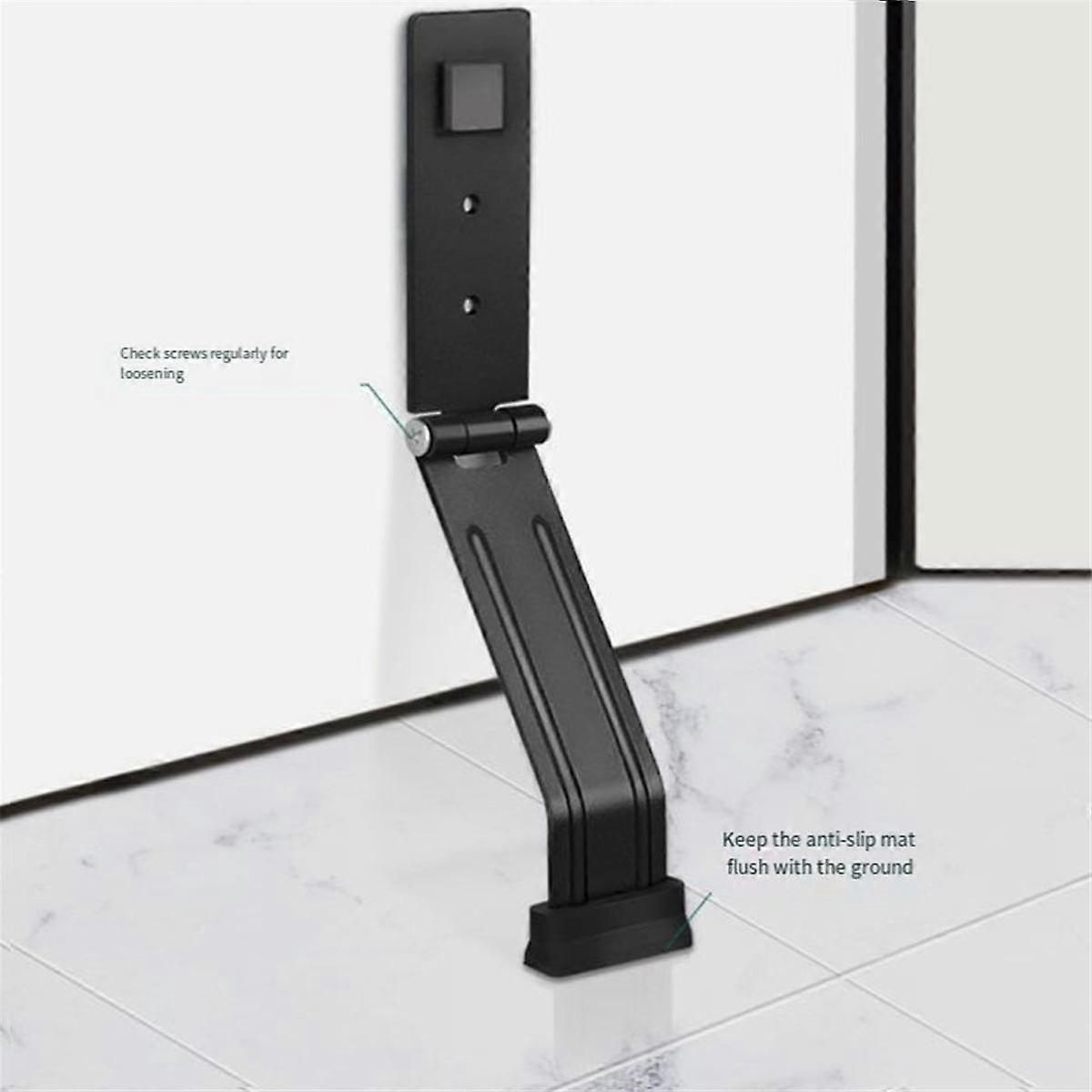 Foldable Door Stopper Heavy Duty Door Stops Holder Anti-Theft Door ...