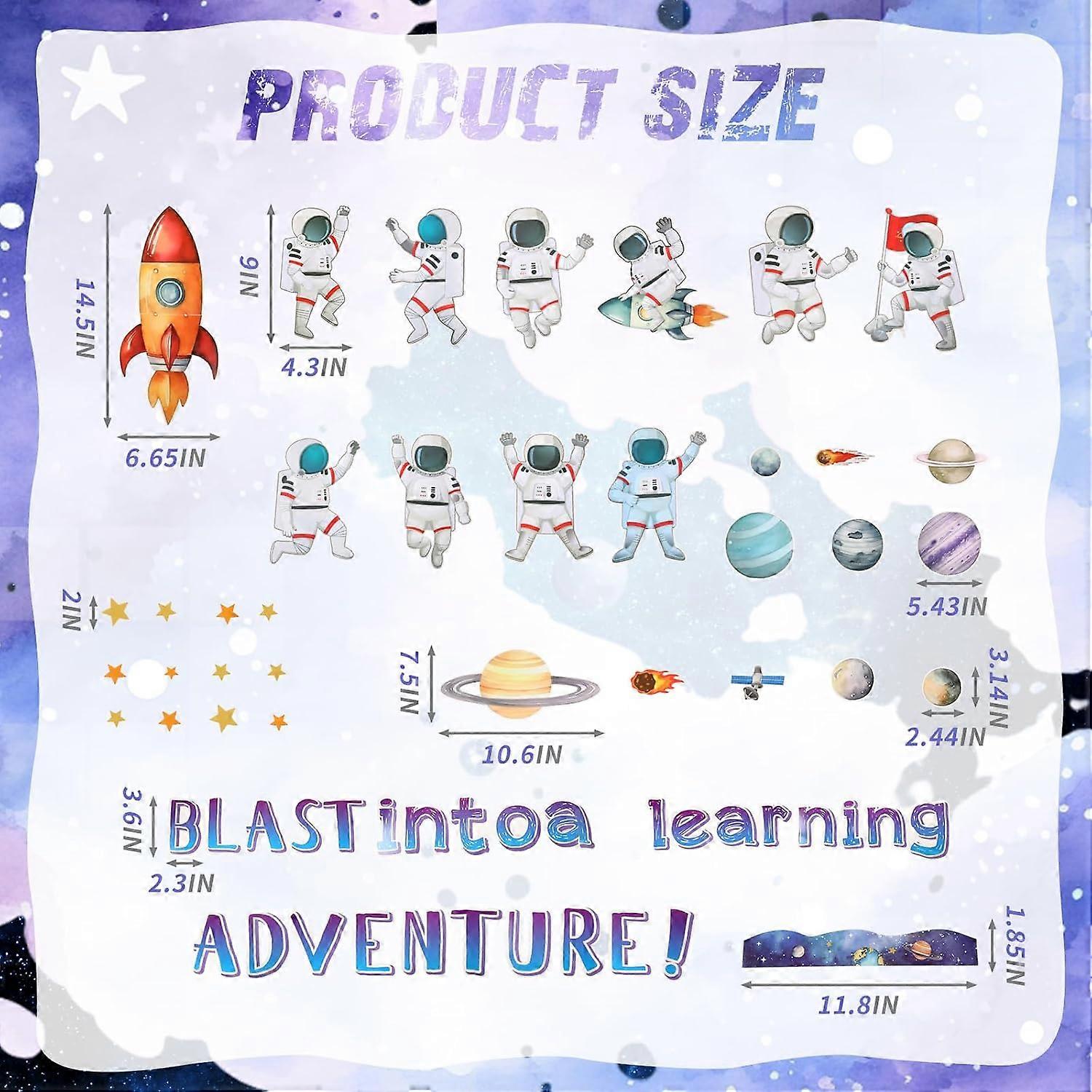 Outer Space Bulletin Board Set Space Classroom Decorations Blast into a ...