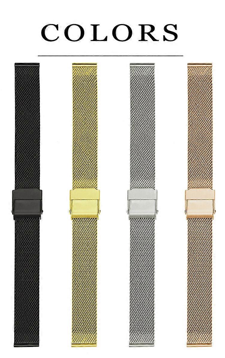 Stainless Steel Mesh Watch Band for Mens Women, Quick Release Mesh ...
