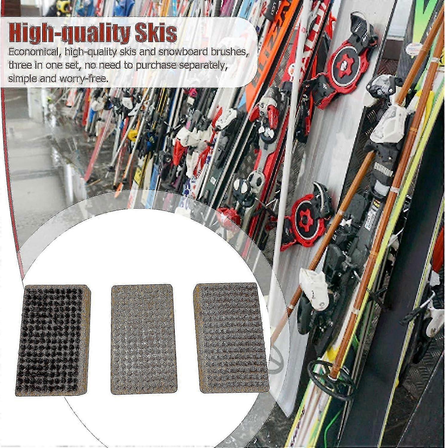 Ski And Snowboard Waxing And Tuning Kit For Traveling And Storage Ski ...