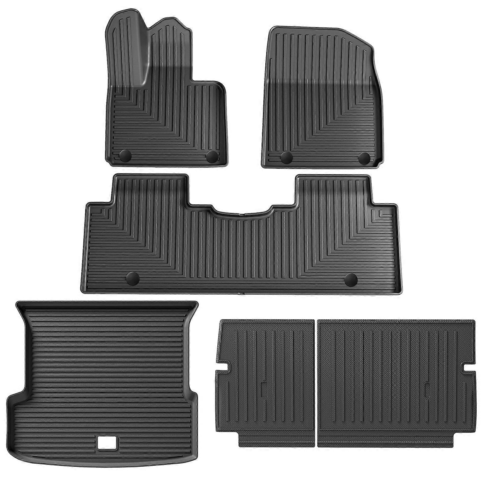 for Xpeng G9 Car Floor Mats Trunk Pad TPE 3D Foot Mat Waterproof ...