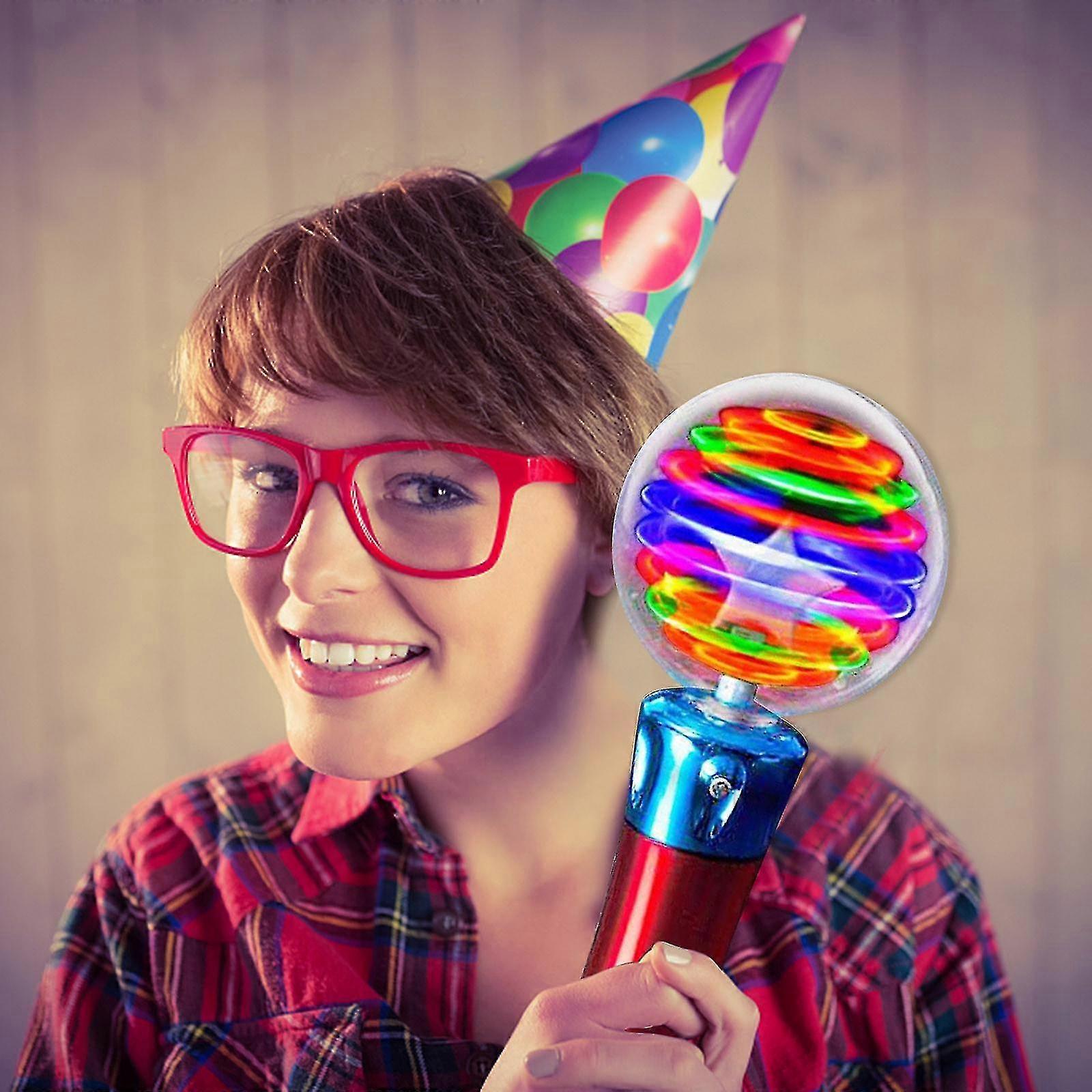 Children's Luminous Magic Ball Toy Stick Led Flash-rotating Light Show ...