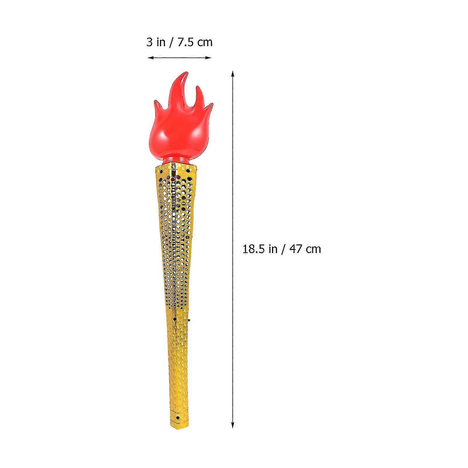 Inflatables Fun Torch Toy Decorative Flame Torch Simulation Fire Flame ...
