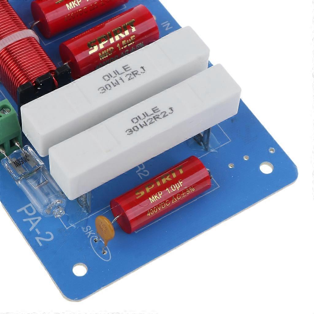Audio 500W Speaker Frequency Divider 2 Way Hi-Fi Soundshelf Crossover ...
