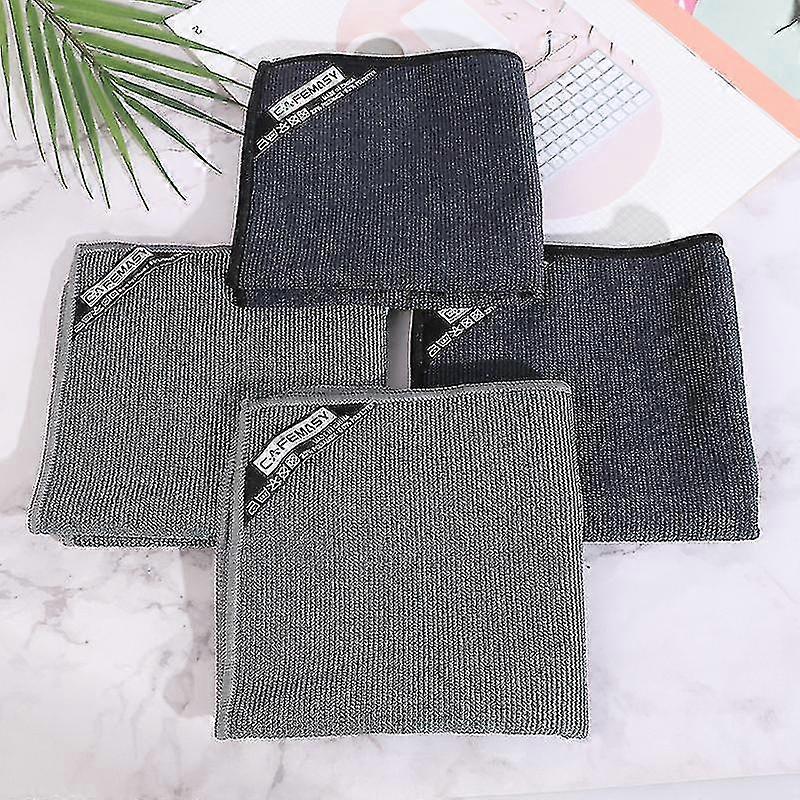 4 Absorbent Kitchen Barista Restaurant Towel Cleaning Dishcloth ...