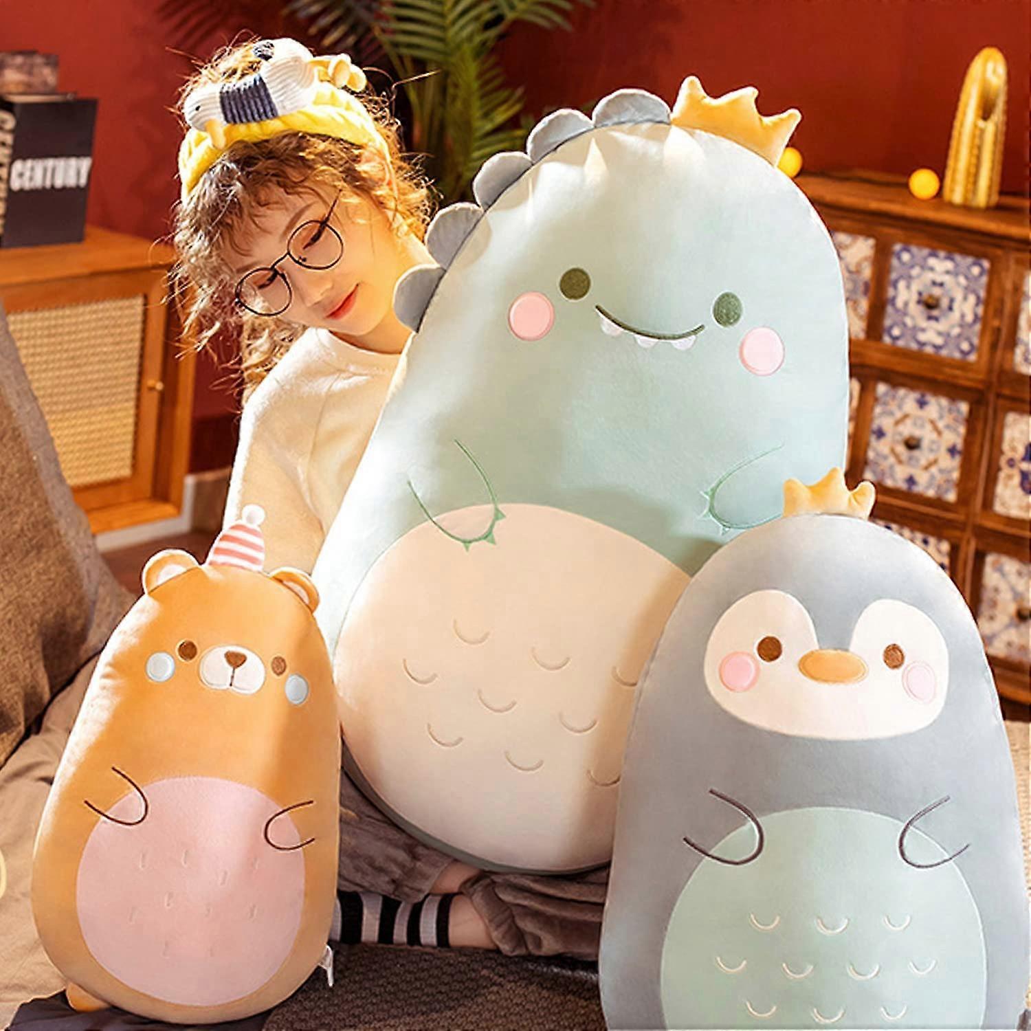 Stuffed Animal Plush Pillow - 17.7 Inch Cute Squishy Hugging Plushie ...