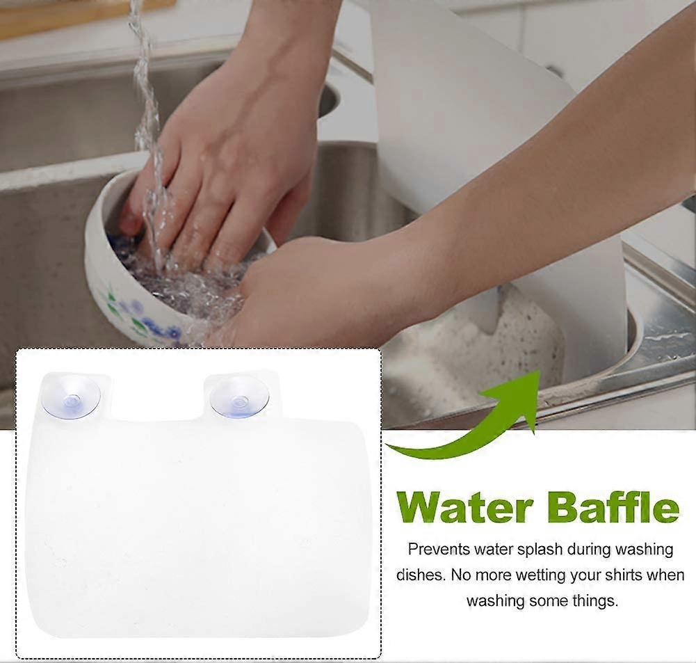 3PC Sink Water Splash Guard, Kitchen Water Splash Guard with Suction ...