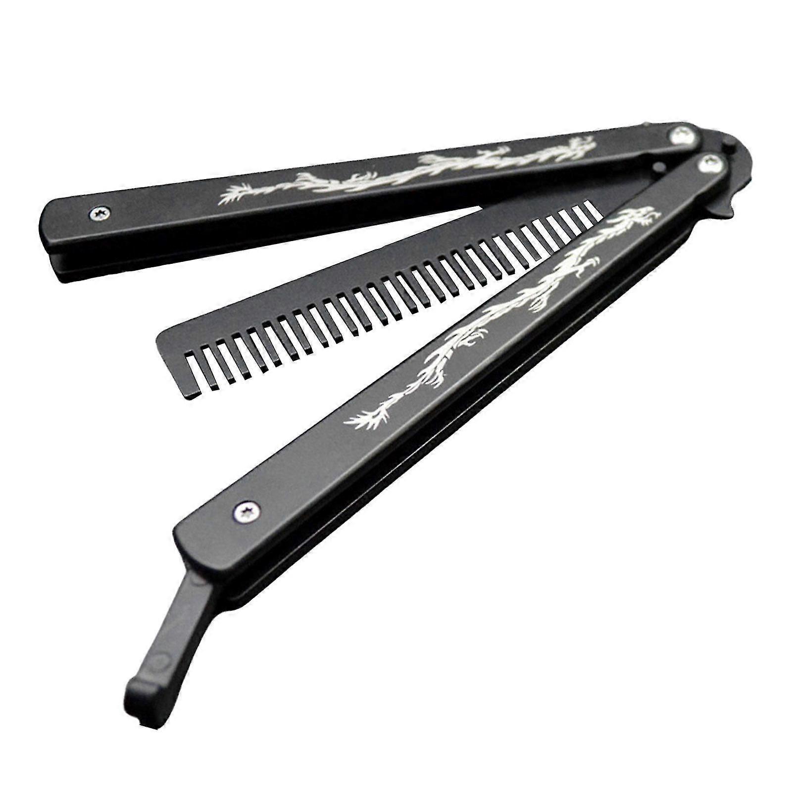 Butterfly Comb Hair Styling Tool Unsharpened Foldable Training Comb ...