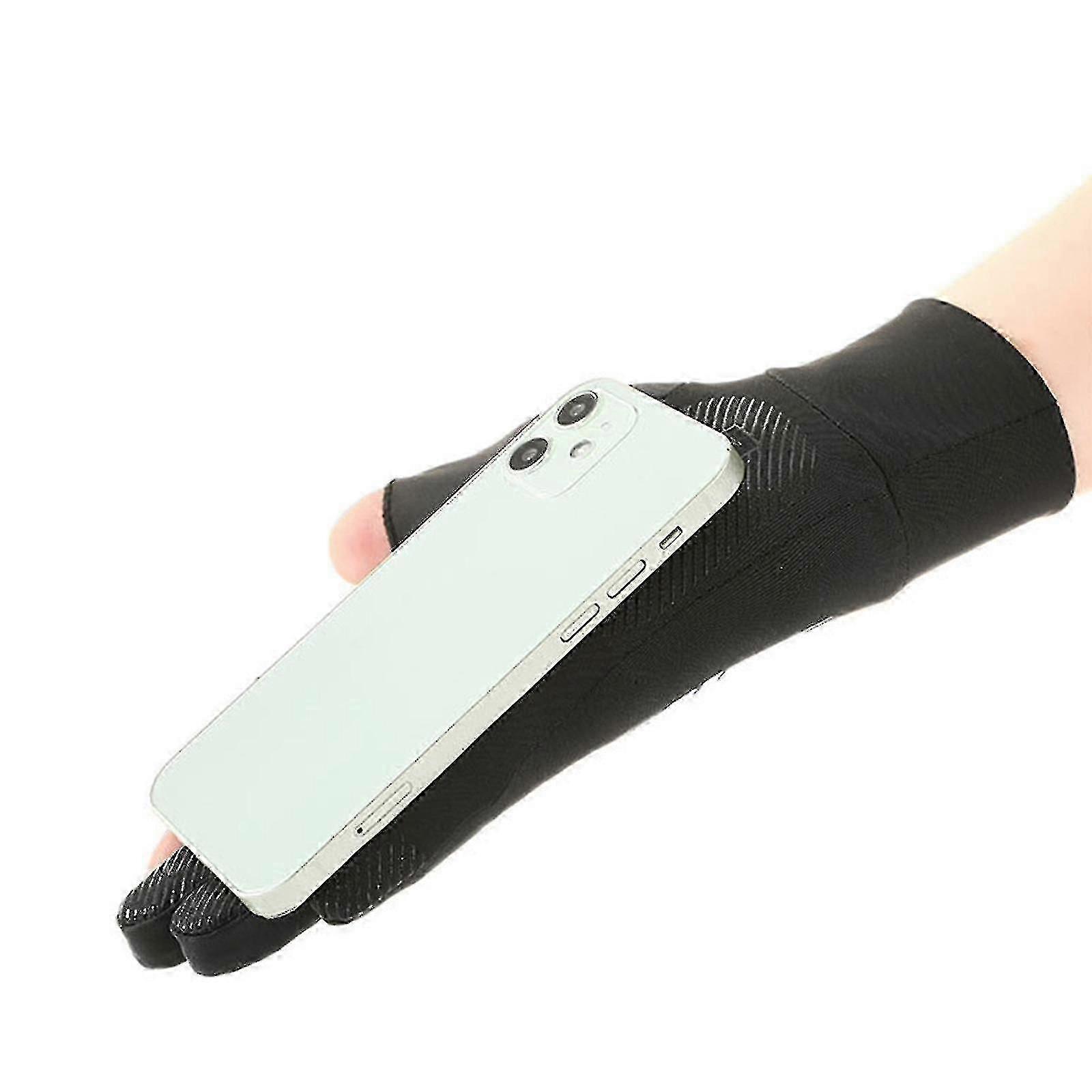 Two-finger Exposed Gloves For Adult Men Women Cute Soft Skin-friendly ...