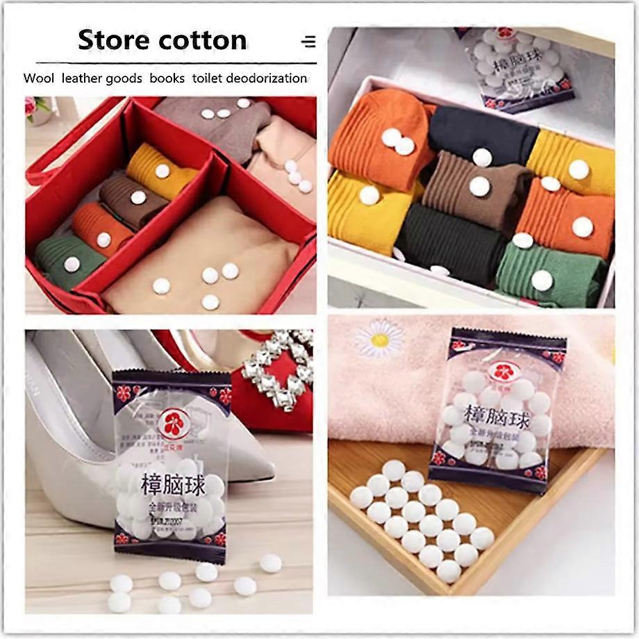 20Packs Household Mothballs Mildew-proof Pills Insect Repellent Balls ...