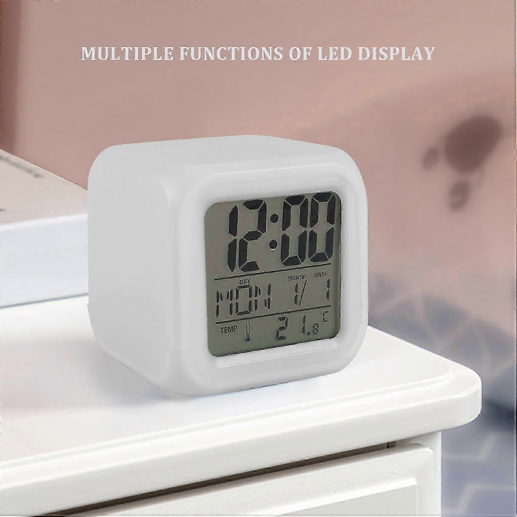 Alarm Clock Digital Travel compatible with Bedroom Boy ,Small Desk ...