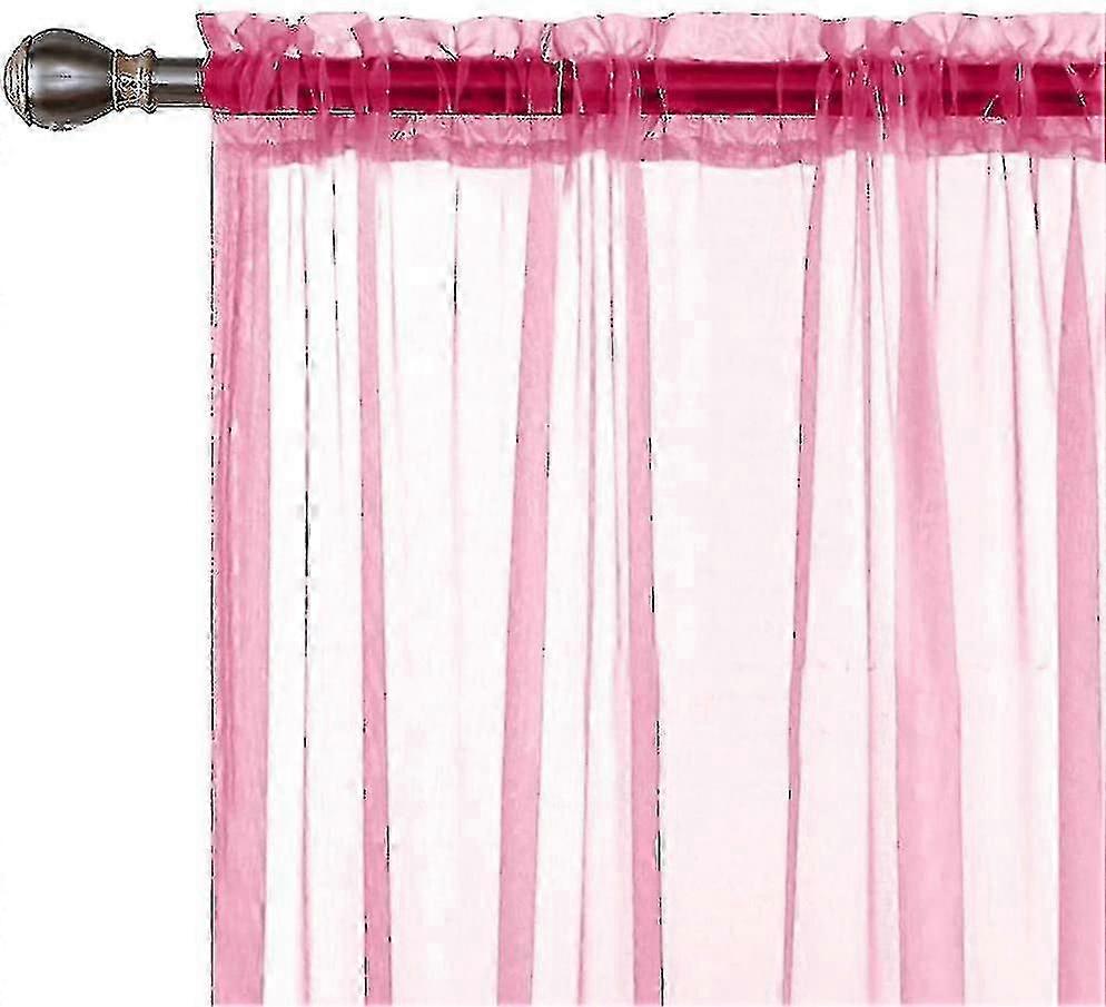Voile Curtains With Ruffles In Linen Optics Transparent JR2025032600488 ...