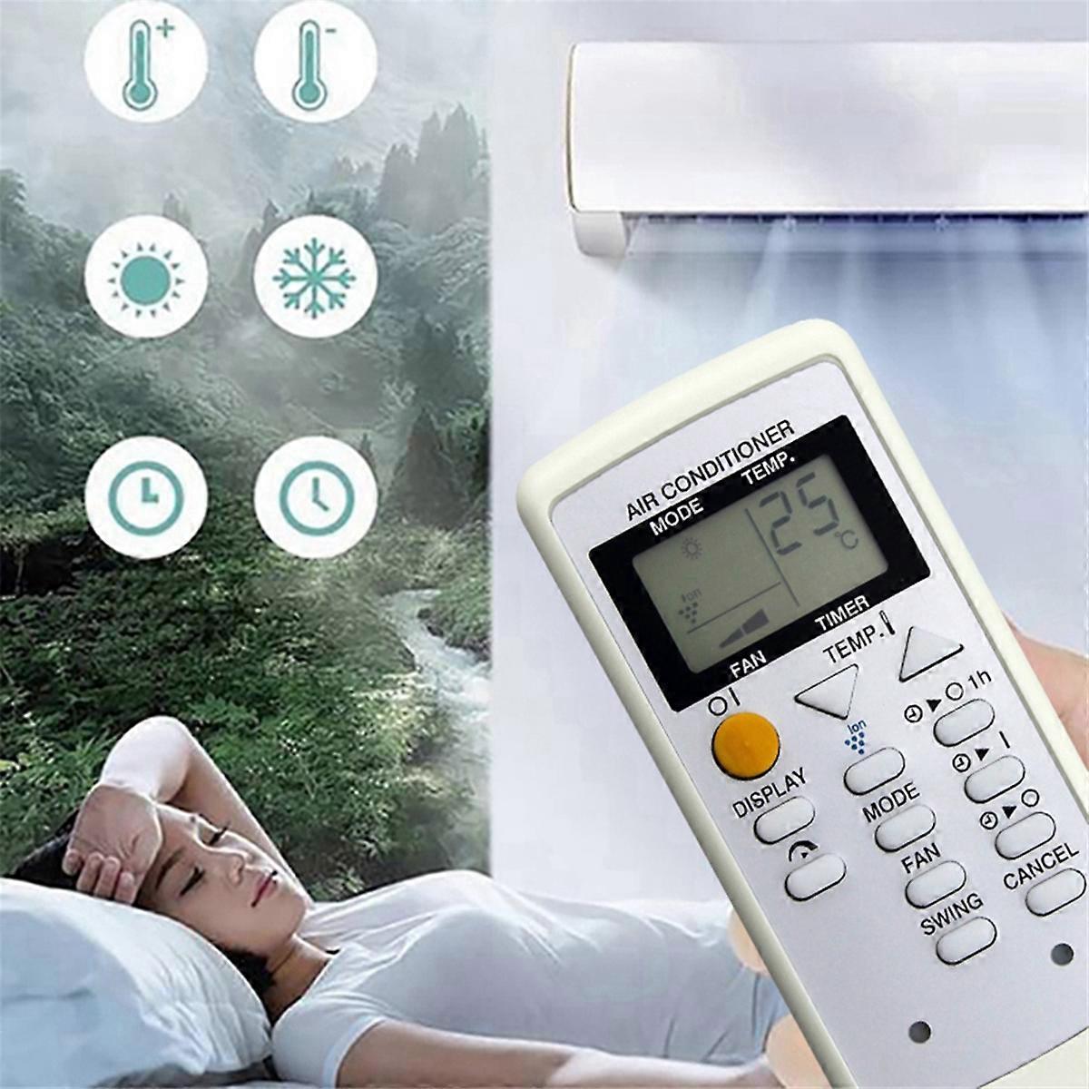 Replace A/C Remote Control CRMC-A764JBEZ for Air Conditioner A/C Remote Control | Fruugo UK