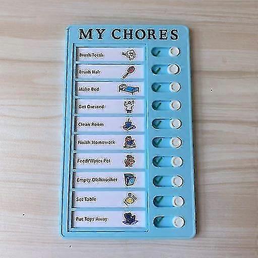 Memo Plastic Board Chores Checklist Board, My Chores Chart Board For Kids Children, List Board ...
