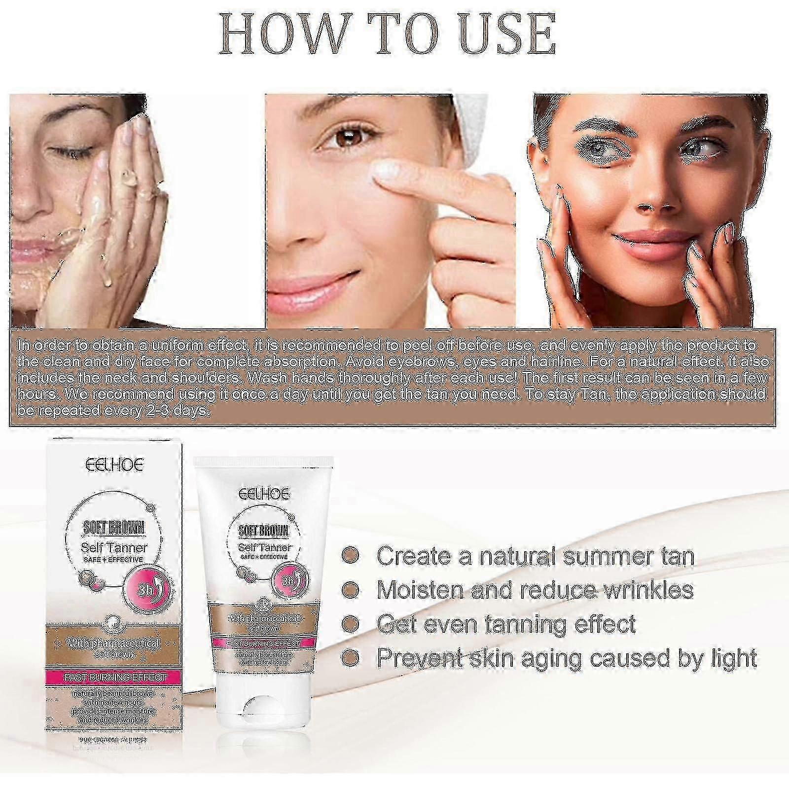 Self-tanning Cream Sun-free Self-tanning Milk Smeared Bodybuilding ...