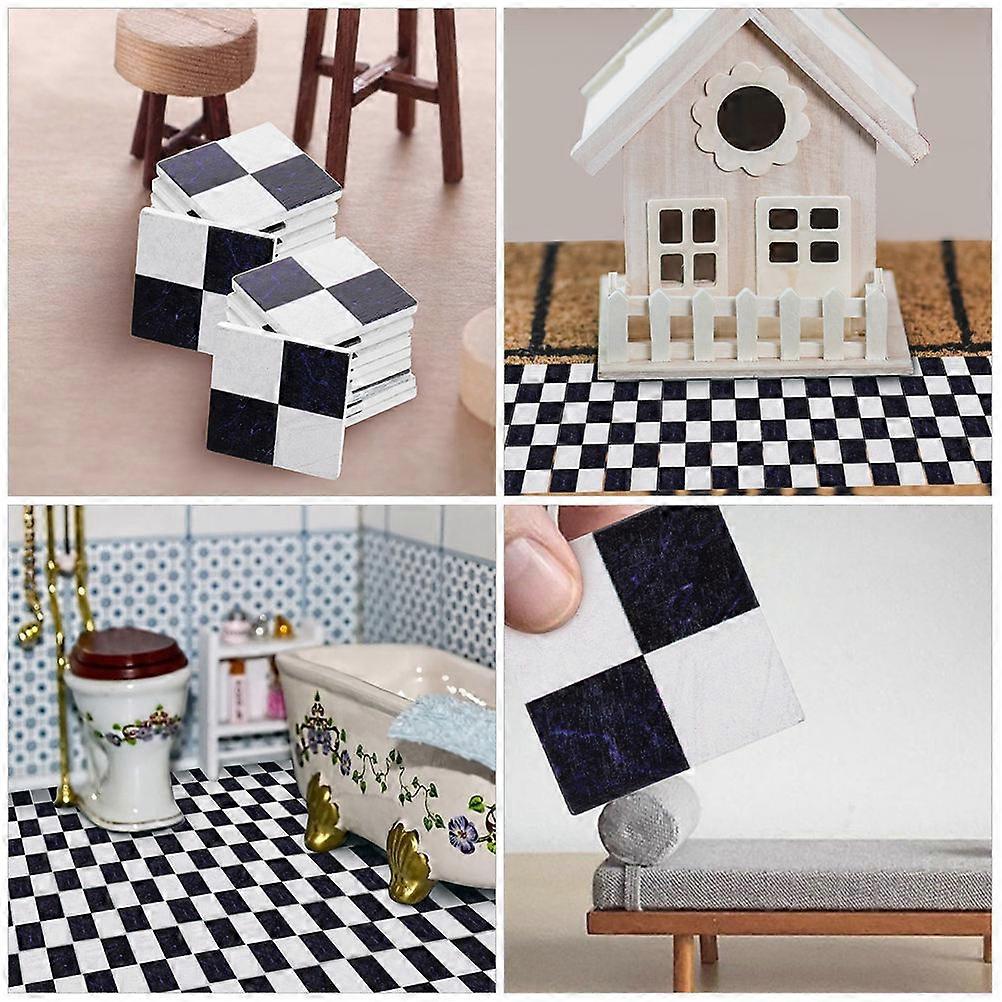 Realistic Miniature Flooring 36Pcs Assorted Color Durable Wood Mini ...