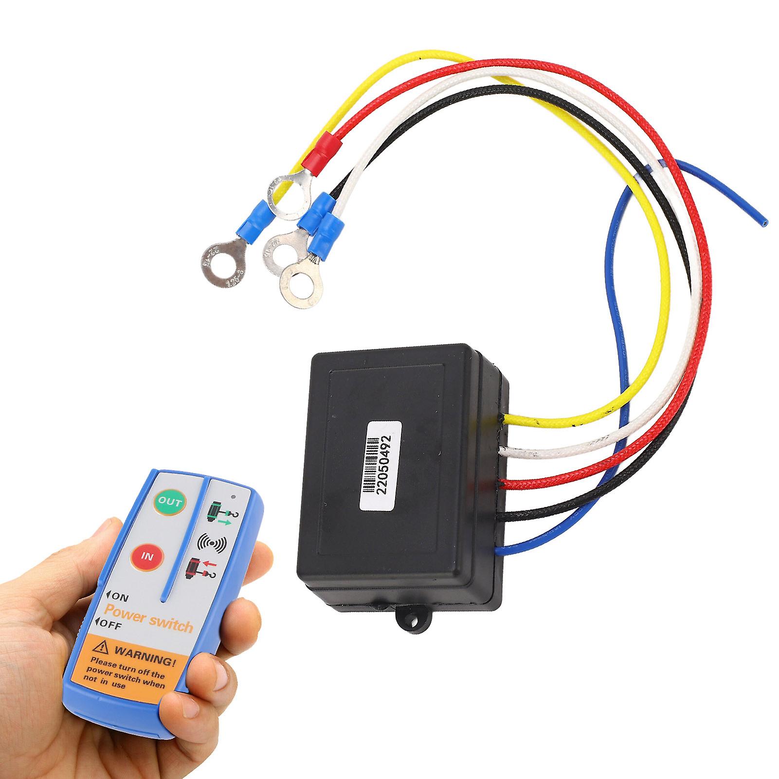 12V Wireless Electric Winch Remote Control System for Trucks, SUVs, and ...