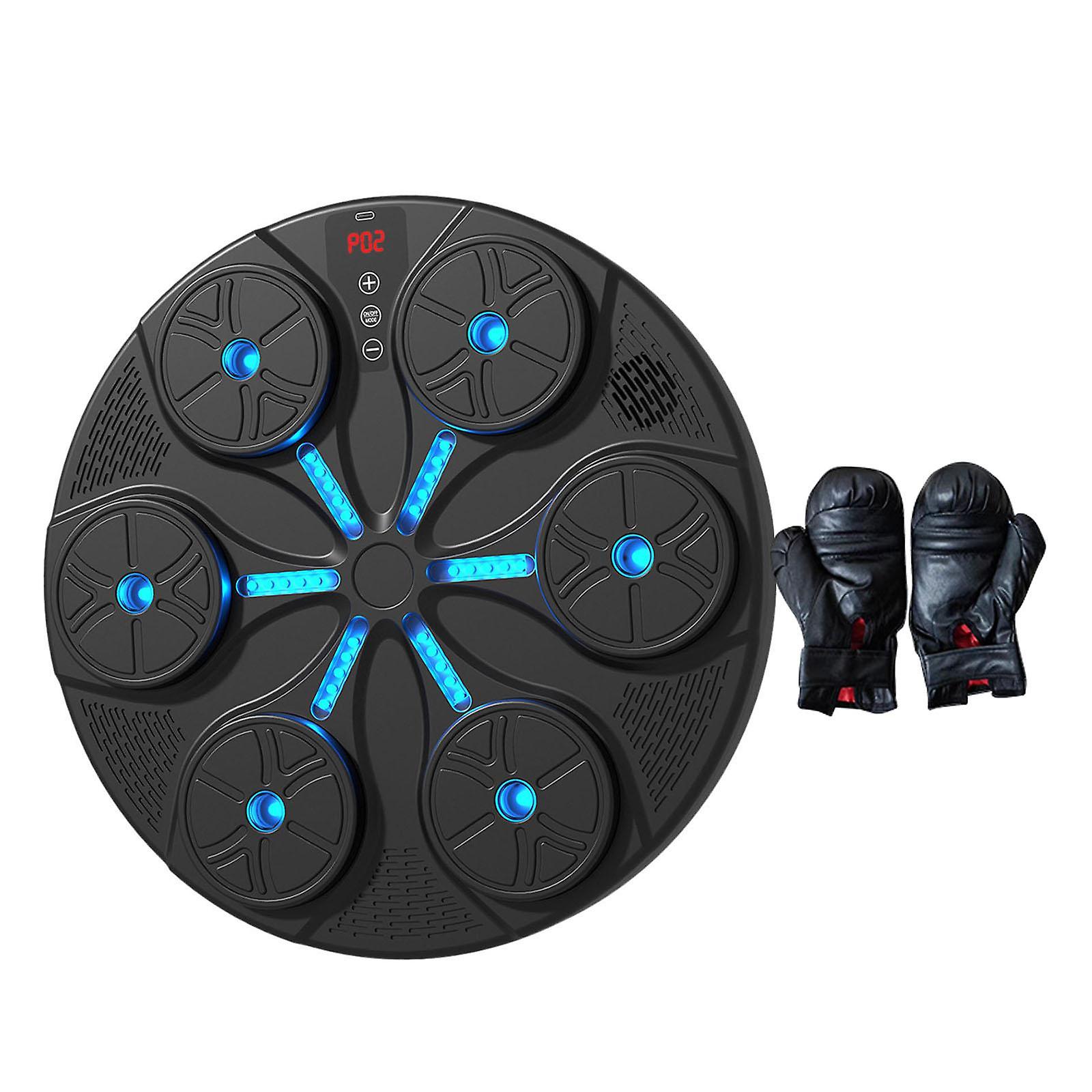 Music Boxing Machine Boxing Trainer Rhythm Wall Target with Gloves Home ...