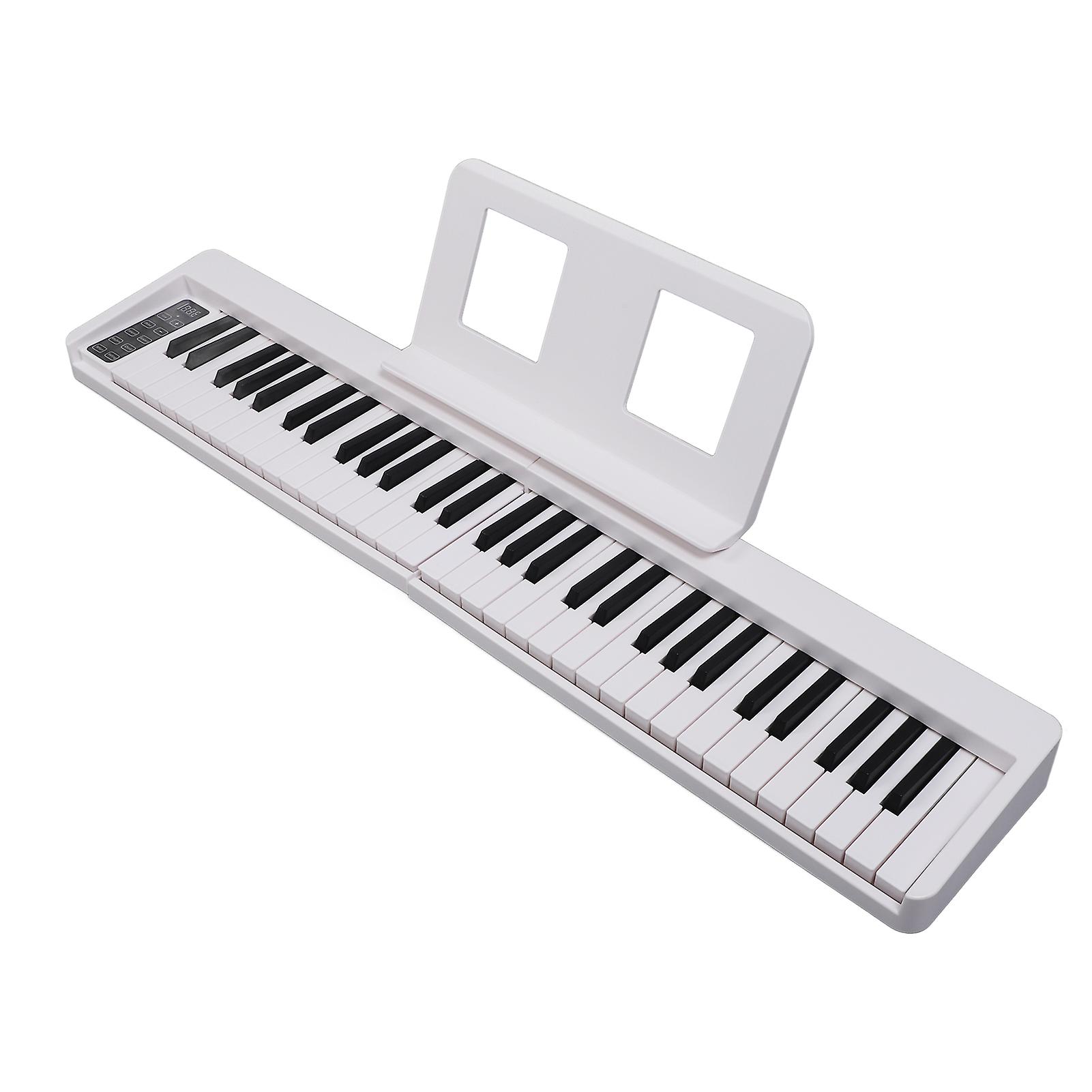 61 Key Folding Piano Full Size Rechargeable Clear Tones Folding Piano ...