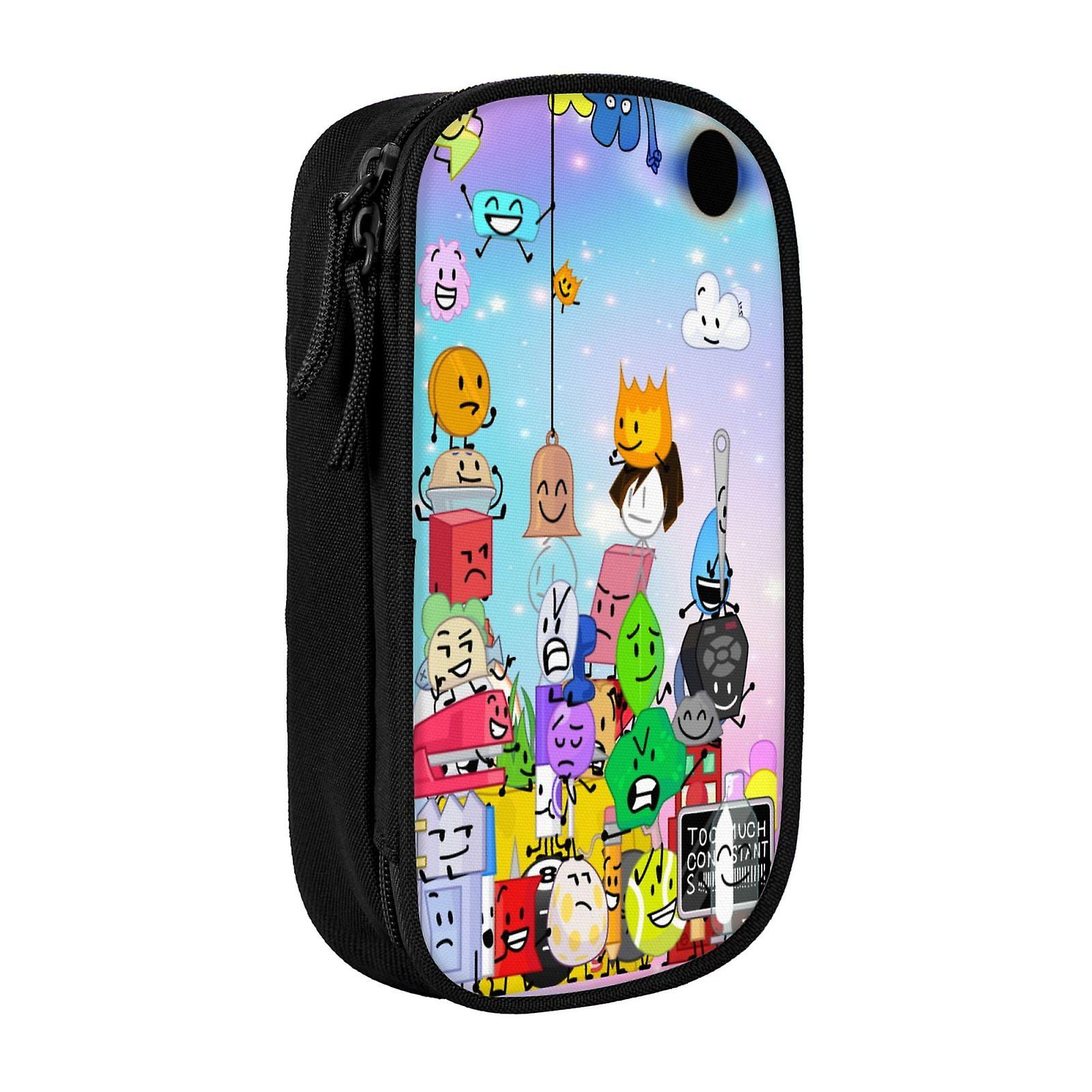 Game BFDI Battle For Dream Island Big Capacity Pencil Pouch Big ...