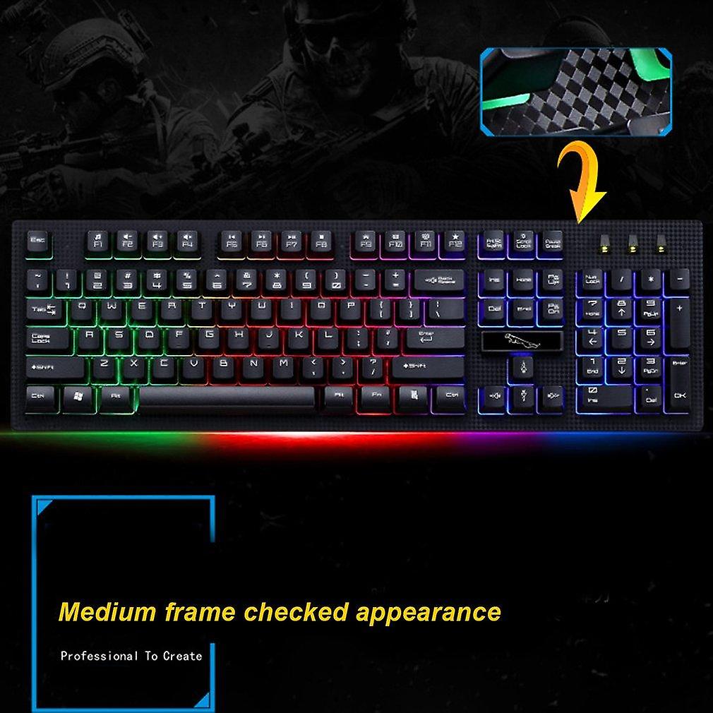 G20 usb wired mechanical keyboard colorful backlight gaming keyboard ...