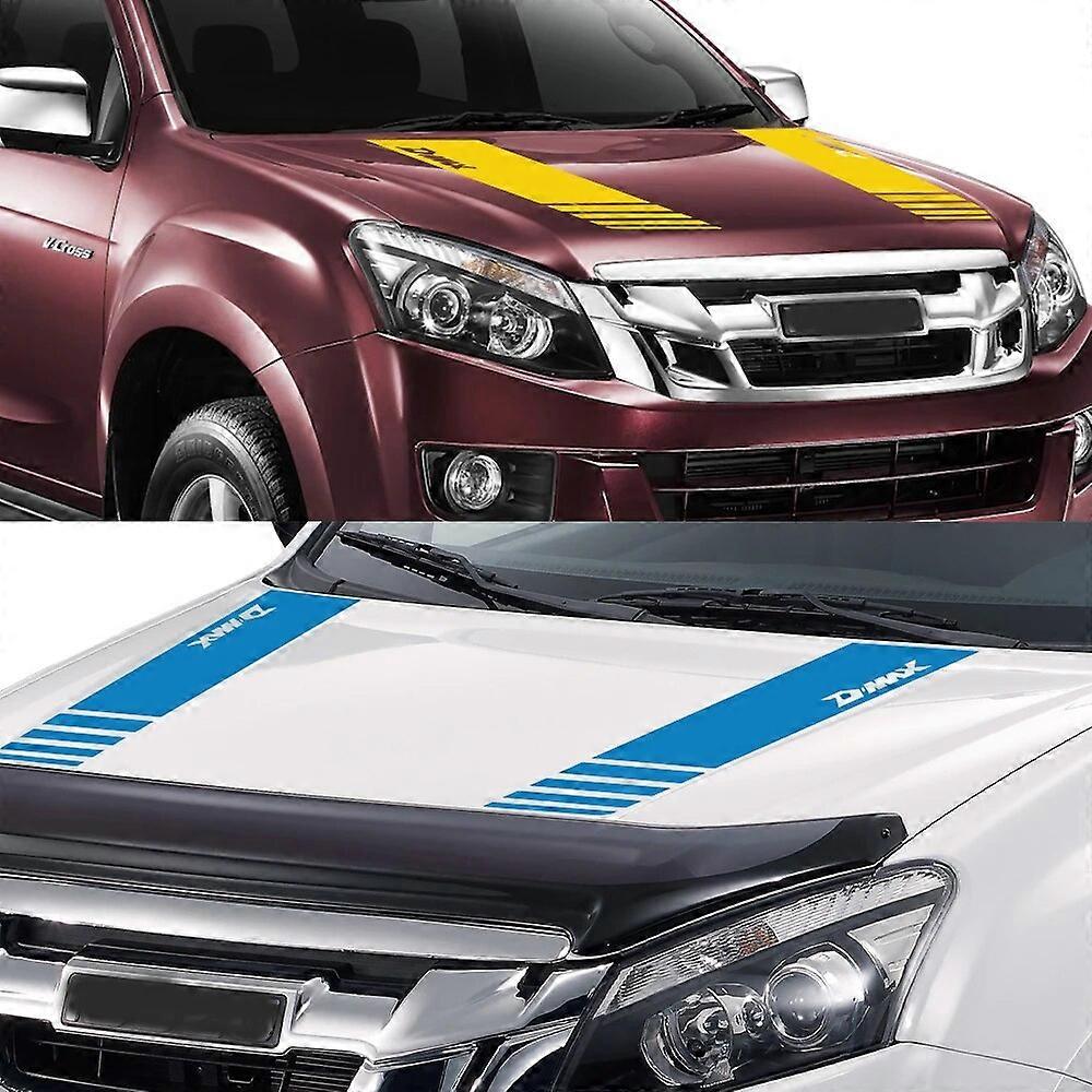 Pickup Hood Stickers For Isuzu Dmax D Max Truck Graphics Stripes ...