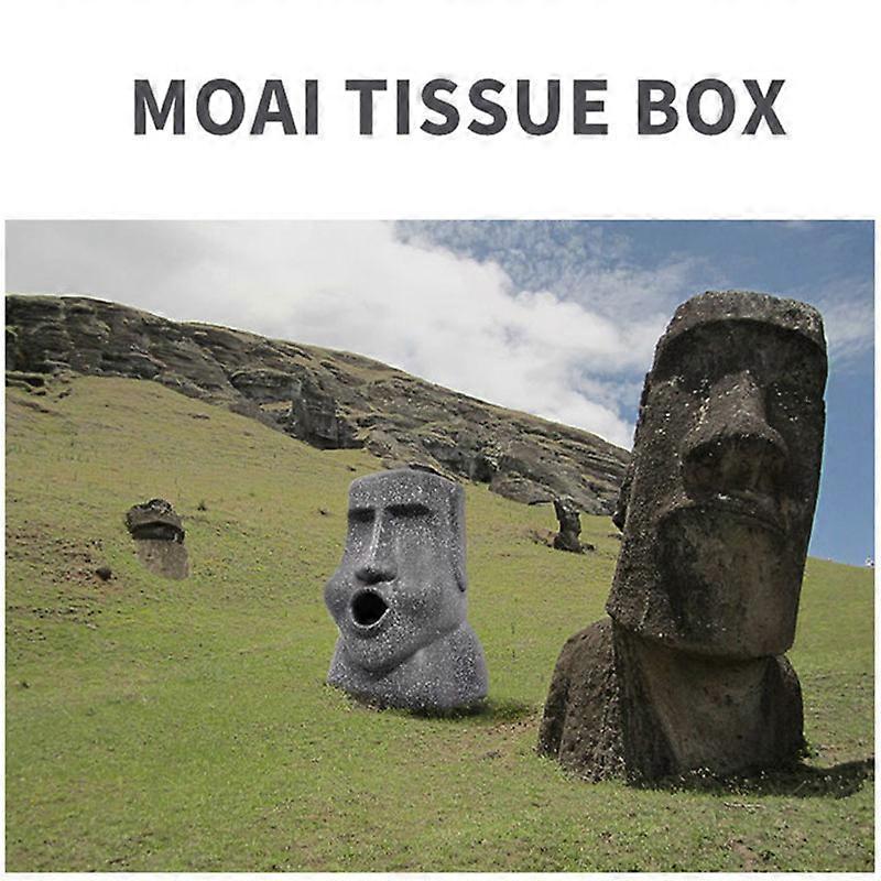 Moai Napkin Box Innovative Easter Island Moai Design Paper Tissue Box ...