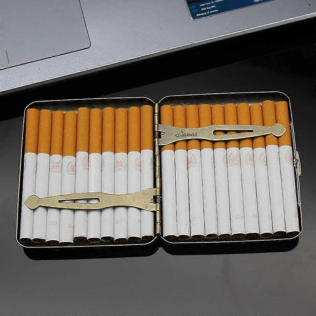 Metal Cigarette Case For 20 X Cigarettes, Antique Cigarette Case With ...