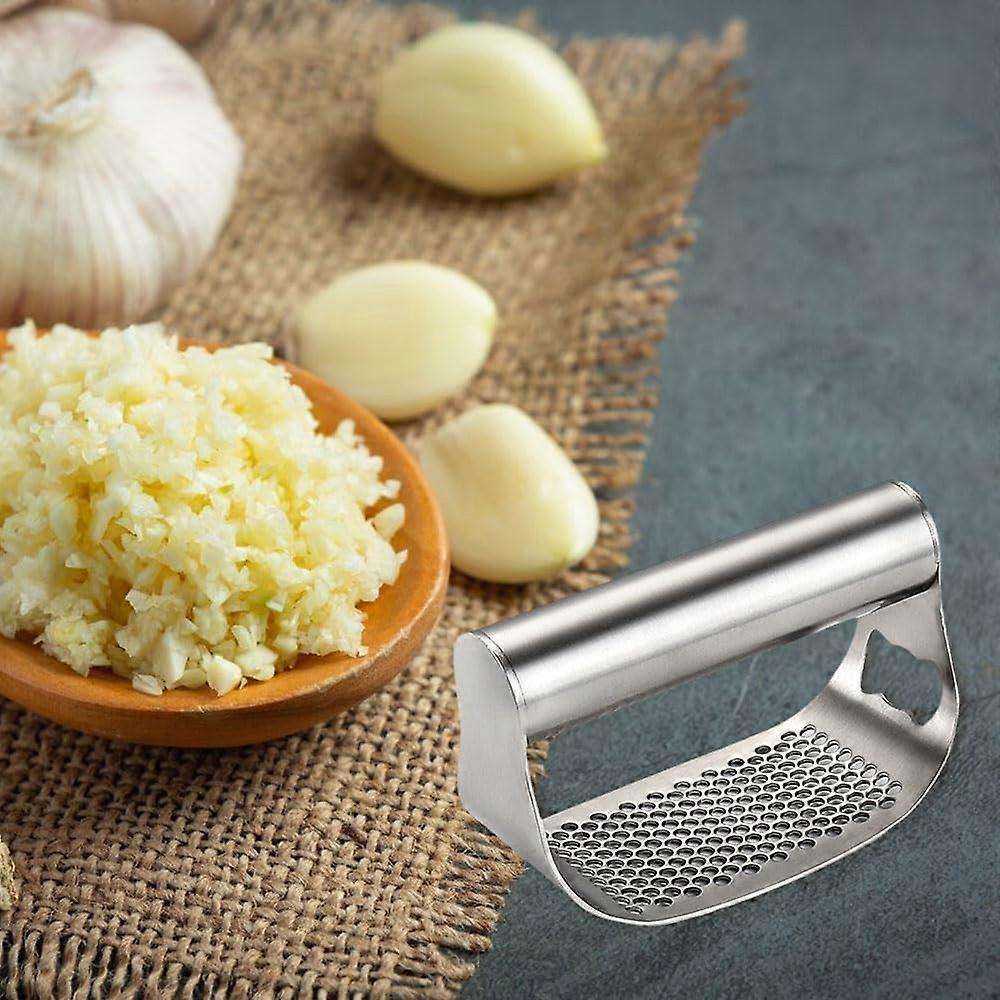 Stainless Steel Garlic Presser, Handle Manual Garlic Mincer Garlic ...