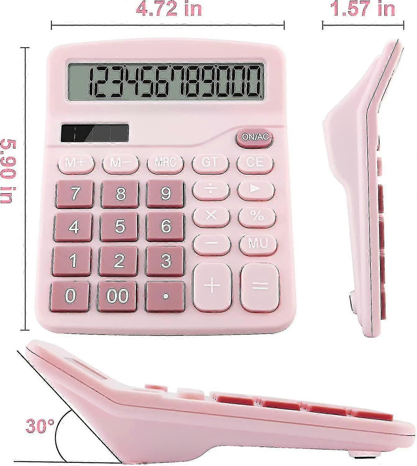 Power Basic Desk Calculator Take Home Pay Calculator(pink) | Fruugo UK