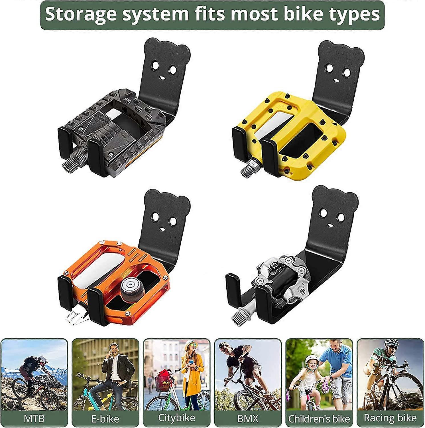 Bicycle wall mount - pedal suspension for e-bikes, MTB, racing bike ...