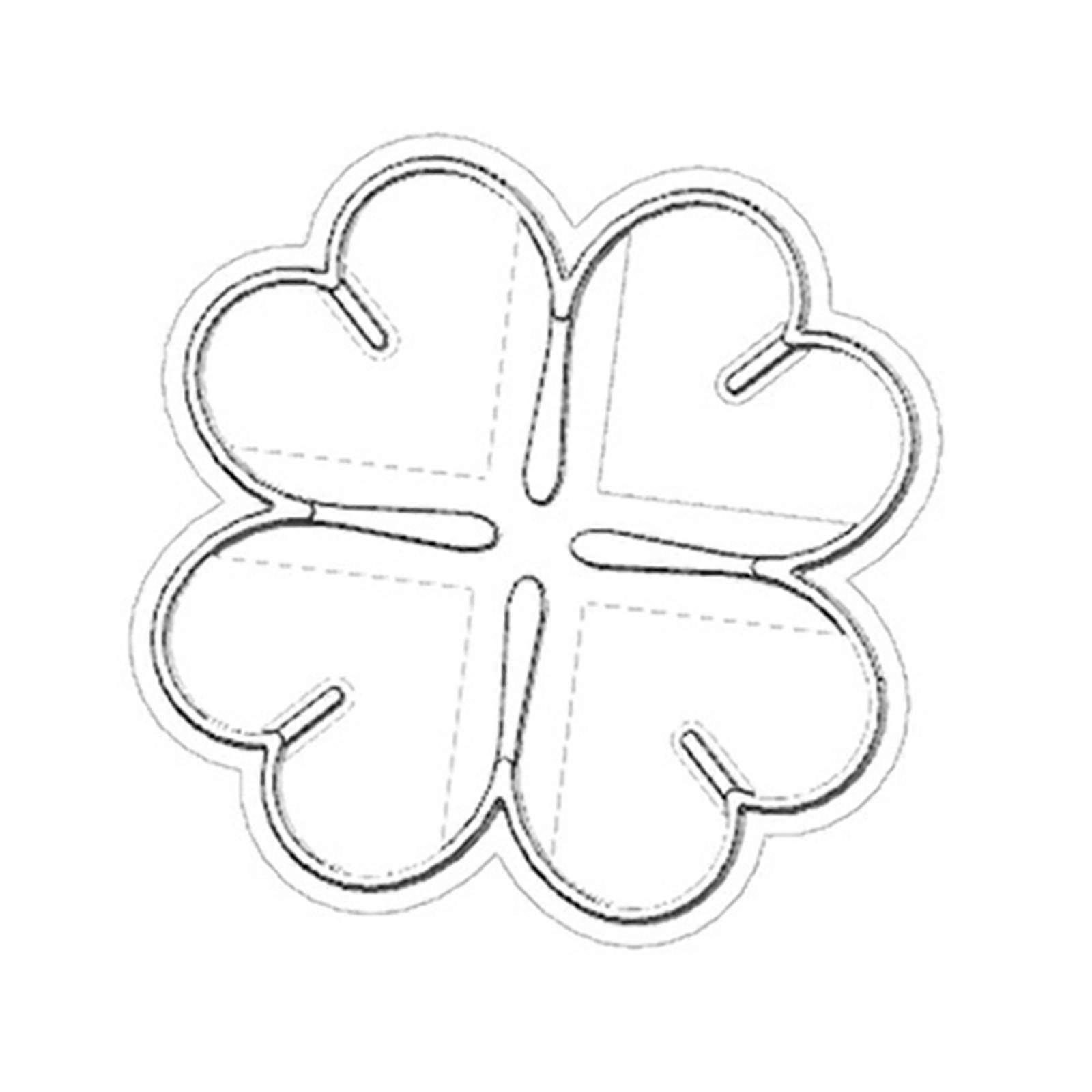 Cookie Moulds Baking Gadgets Plastic Material 3-leaf Clover/4-leaf ...