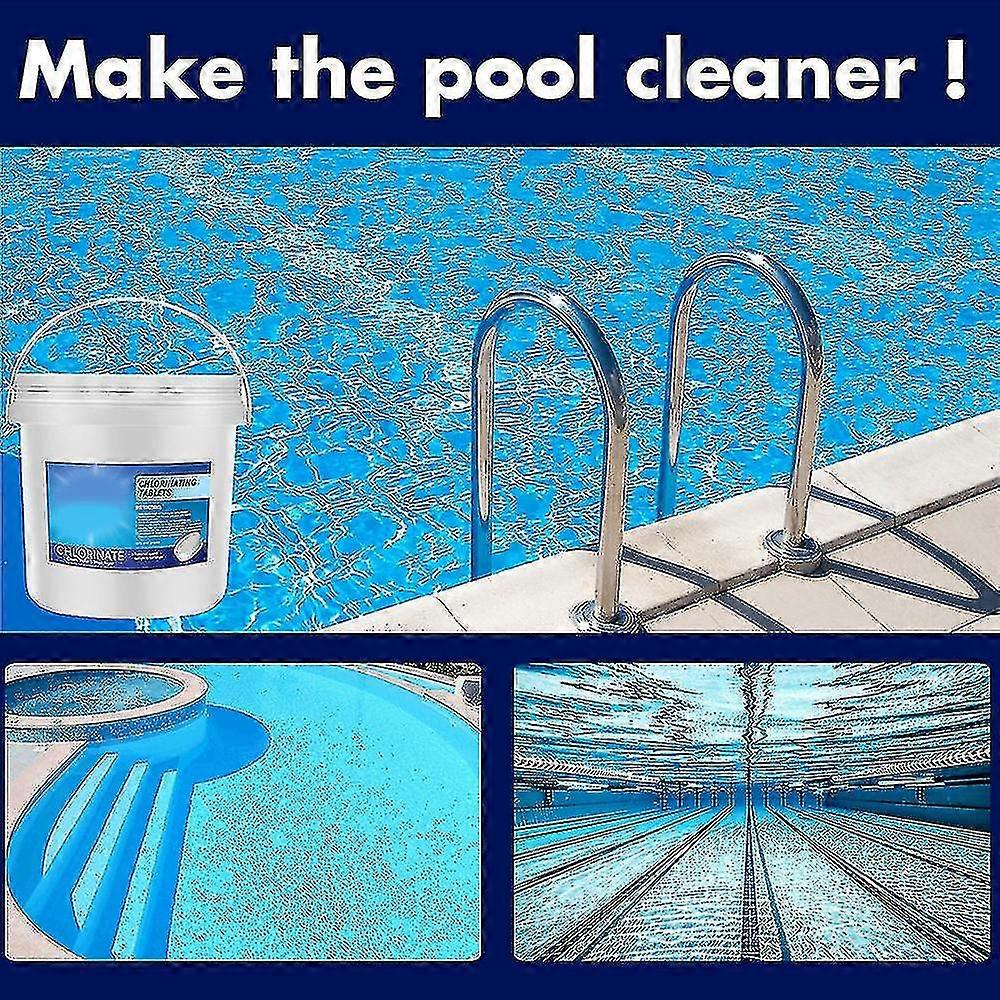 Pool Tablets Chlorinating Tablets Swimming Pool Tablet 300pcs Chlorine ...