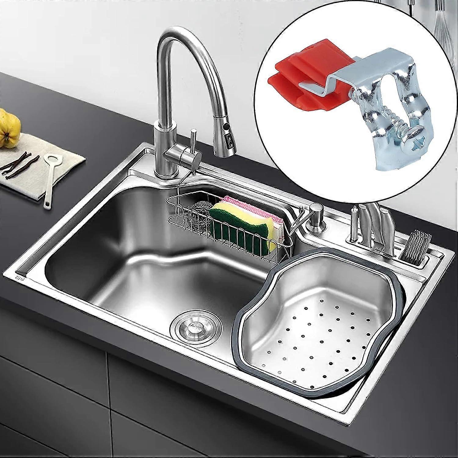 8PCS Sink Fixing Clips Recessed Sink Clips Sink Mounting Clip Kitchen ...