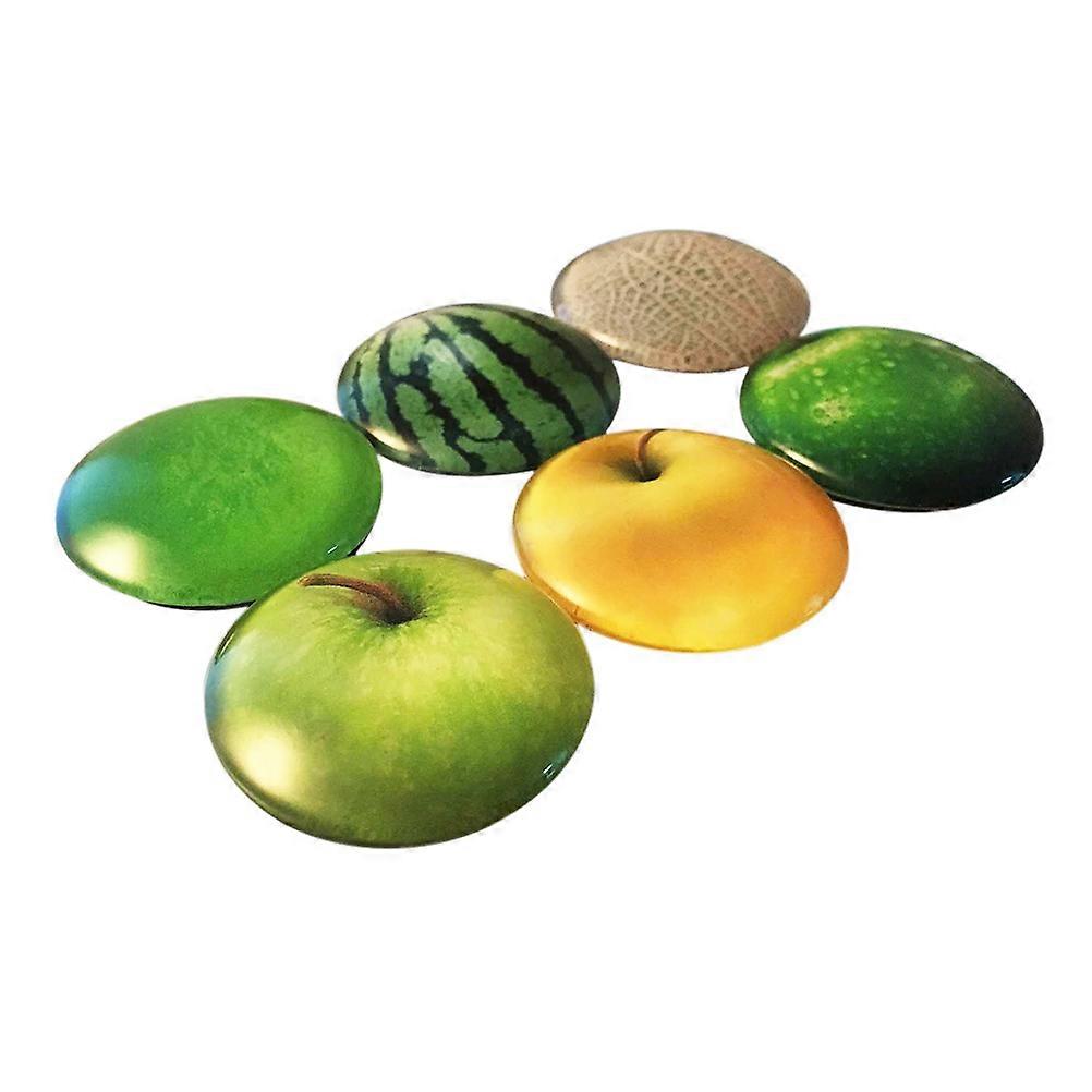 10 Pcs Kids Magnets Fruits Magnets Fruit Refrigerator Magnets Glass ...