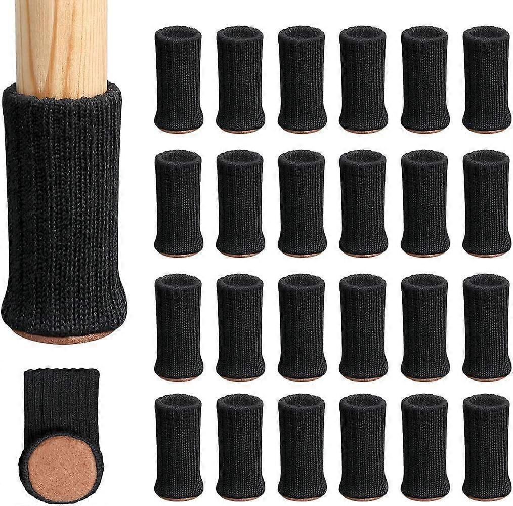 24 Pieces Chair Socks for Chair Legs, Furniture Legs, Non-Slip, Anti ...