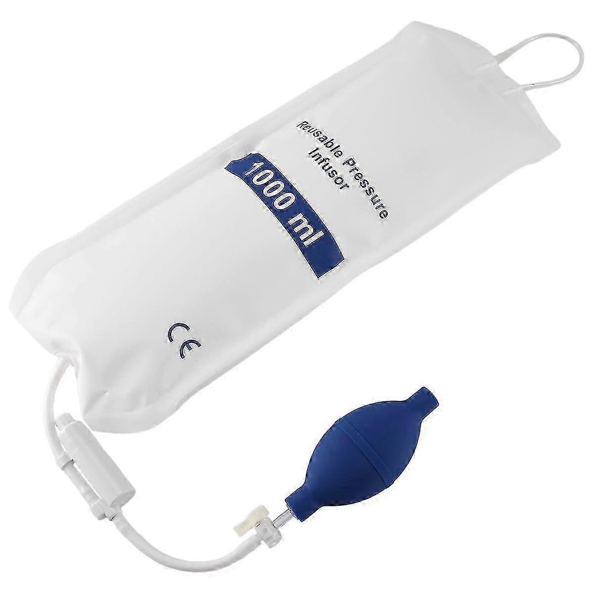 1000ml Reusable Pressure Infusion Bag With Pressure Display Infusion ...